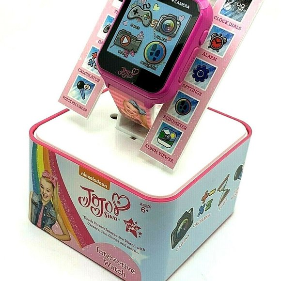 JoJo Siwa | Accessories | Jojo Siwa Interactive Kids Smart Watch Pink ...